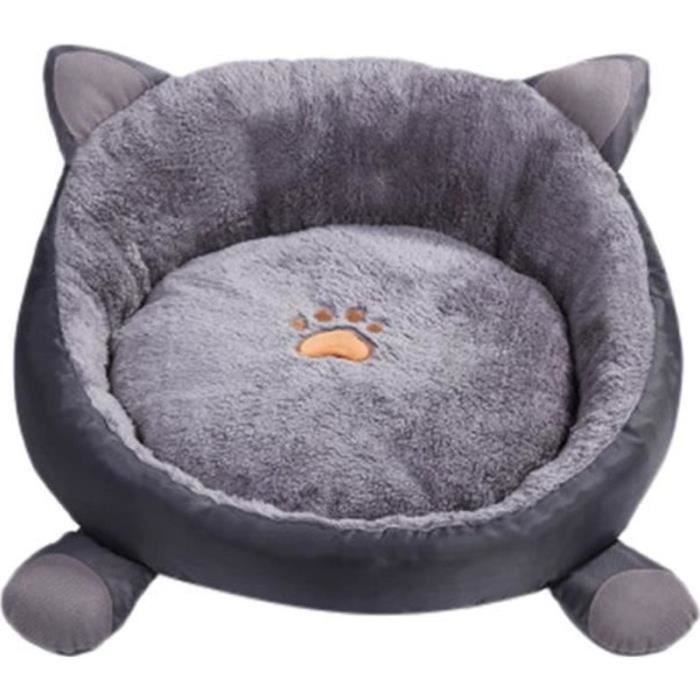 Coussin Chien Chat d'hiver Lits de chaleureux Tapis Nids Oreilles Forme ...
