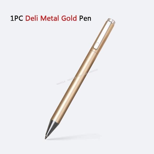 STYLO,1 Gold Pen--stylo Gel rotatif en métal, stylo pour signature, 0 ...