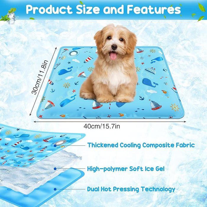 Tapis Rafraichissant Chien Chat,Tapis Rafraîchissant pour Chien et Chat ...