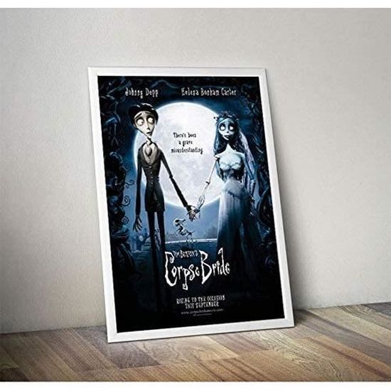 Poster Affiche Les Noces funèbres Corpse Bride of Tim Burton Movie Culte [W569] - Cdiscount Maison