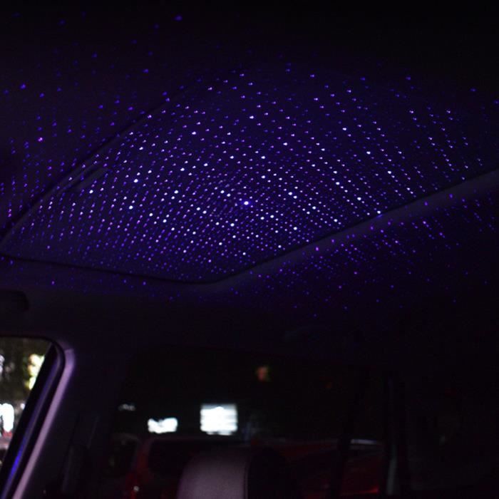 Mini LED voiture toit étoile veilleuses intérieur projecteur lumière ...