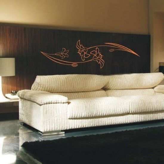 4051095776772 Sticker Mural Vinyle Marron Pâle 60 X 10 X 10 Cm[p5087 ...