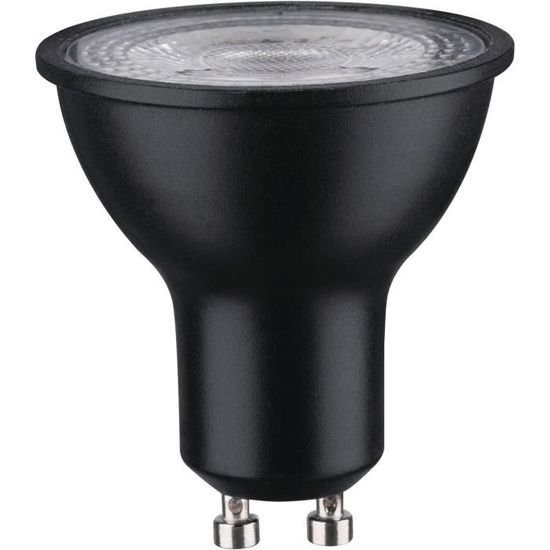 28751 Lampe Led Réflecteur Ral9004 7 Watts Gradable Ampoule Noir Mat ...