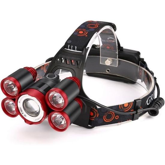 Lampe Frontale Led Puissante Rechargeable Luminaire,35000 Lumen ,Led ...