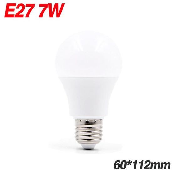 Ampoule,E27 7W 220V-Warm White--KARWEN Ampoule LED E27 E14 3W 5W 7W 9W 12W 15W 18W Smart IC LED ...