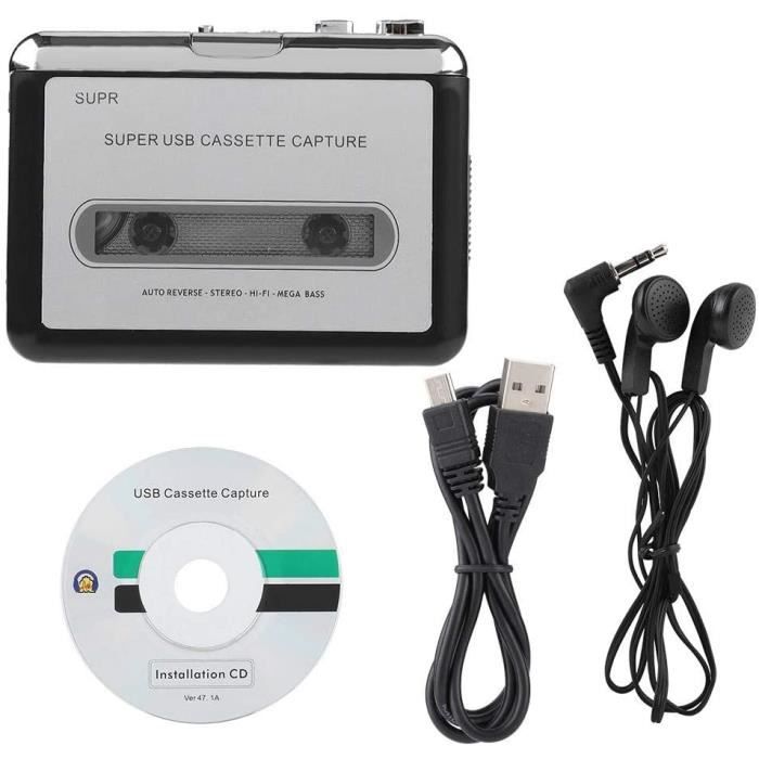 Cassette multifonctionnelle vers pc cassette converter capture portable ...