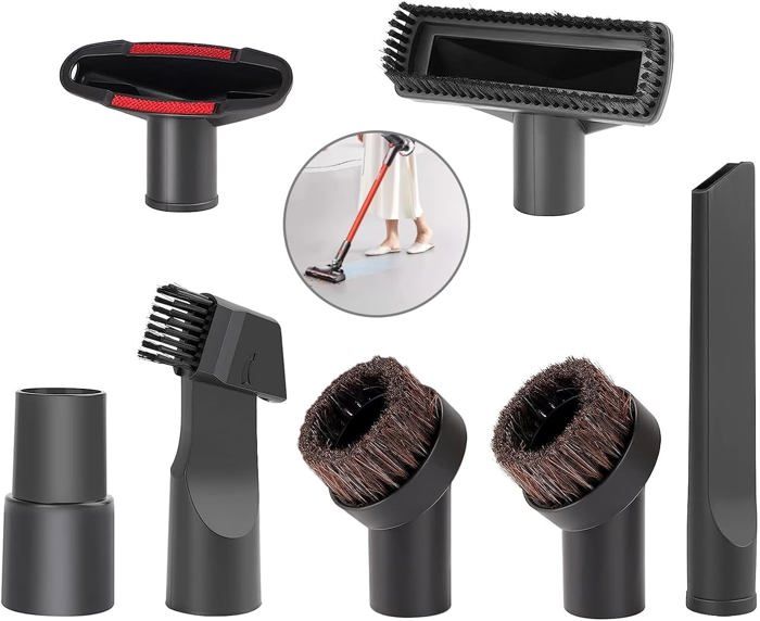 7 Pièces Embout Aspirateur, Accessoires Pour Aspirateur, Accesorios ...