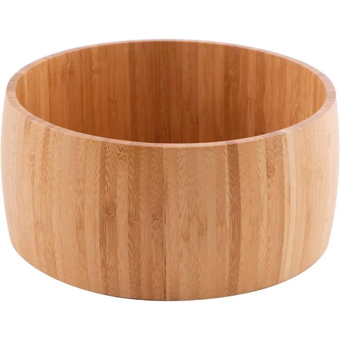 Saladier en bambou, grand saladier rond, cuisine, naturel, 25cm[265 ...