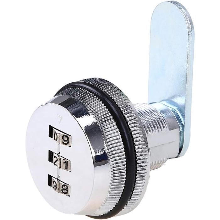 Serrure à Code Serrure codée d’armoires de Tiroirnumérique Mécanique Code à Combinaison 3 ...