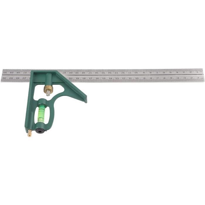 Équerre combinée, équerres de menuiserie combinées de 300 mm Outil de ...