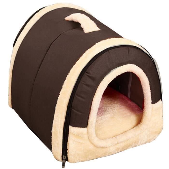 Niche de chien S 37*30*30cm coussin maison de chien lit ...