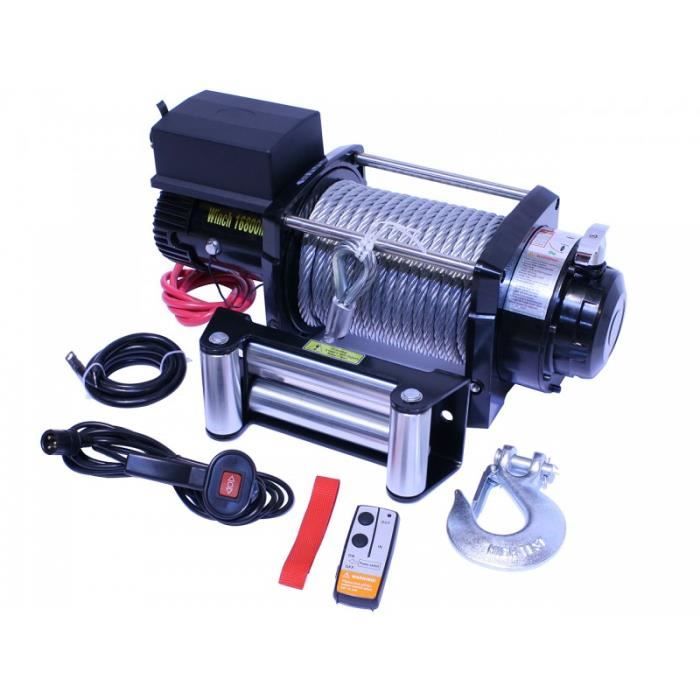 Treuil électrique 12V 7620KG 4500W, Treuil à câble - Cdiscount Auto