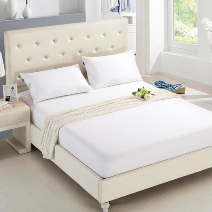 LIT COMPLET - MEUBLE ET SOMMIER ET MATELAS DAMILY® Protège-matelas drap ...