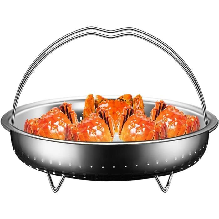 Panier Vapeur, Panier Vapeur Pour Casserole - Cuiseur Vapeur En Acier Inoxydable Avec Poignée ...