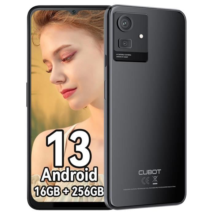 CUBOT Note 50 Smartphone 8Go+256Go Android 13 Écran 6.56"HD+ Caméra ...