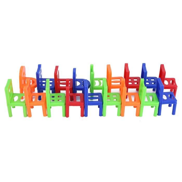 Chaise empilable éducative pour enfants chaise de fête jouet de jeu de ...