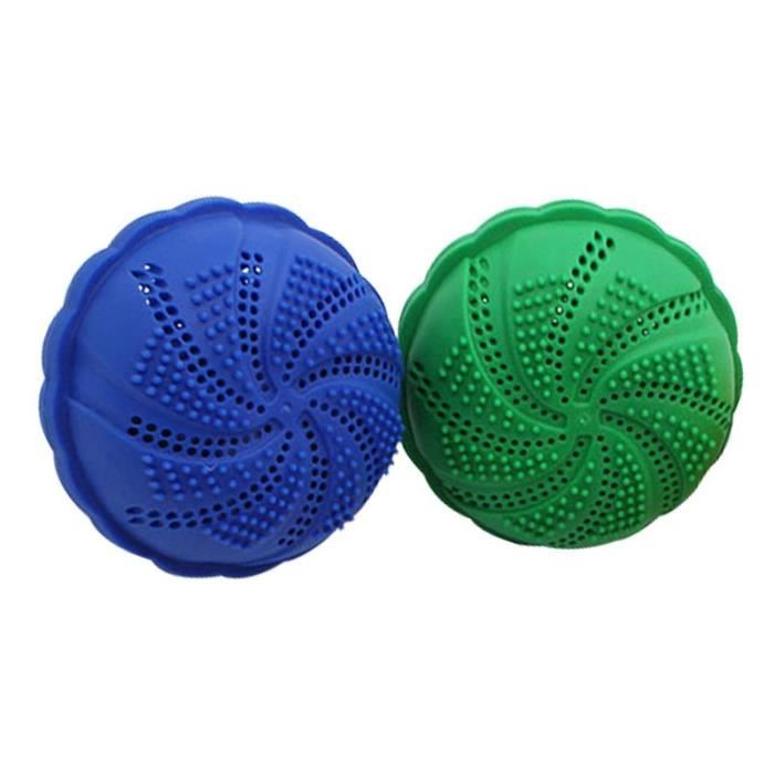 DAMILY® 2Pcs Boule de lessive - Boule de nettoyage - Silicone anti ...