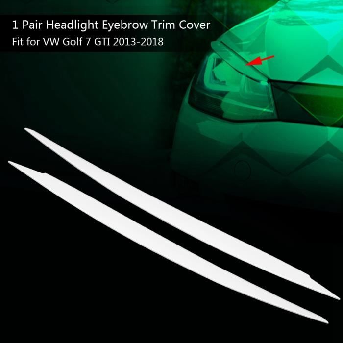 Dilwe Cache de garniture de phare 1 Paire Couverture Garniture de ...