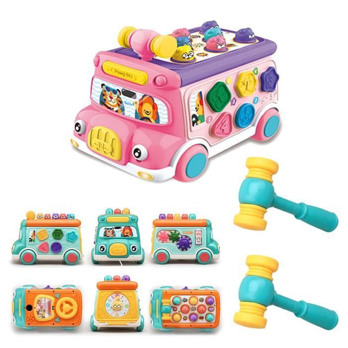 Drfeify jouet de bus pour bébé Jouets de bus musical pour bébé, jouet d ...