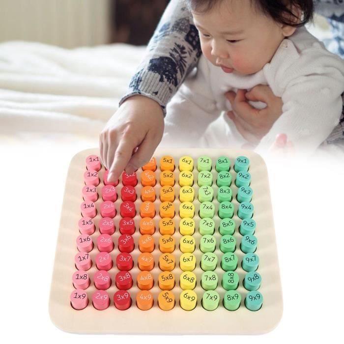 TIM® Table de multiplication arithmétique pour enfants jouets éducatifs ...