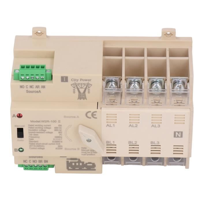 ROM Commutateur De Transfert Automatique 4P Commutateur De Transfert Automatique À Double ...