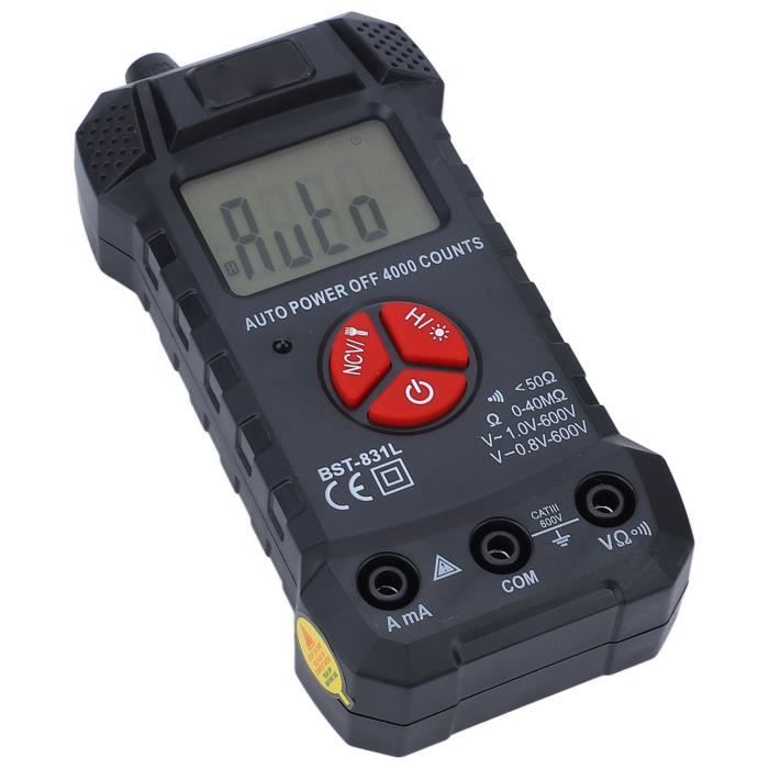 Fdit multimètre numérique Multimètre Intelligent Précis LCD Commutation ...