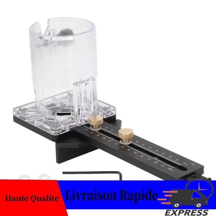 Base de défonceuse pour bois CNC - HURRISE - 65mm - 8mm Pin - Trous ...