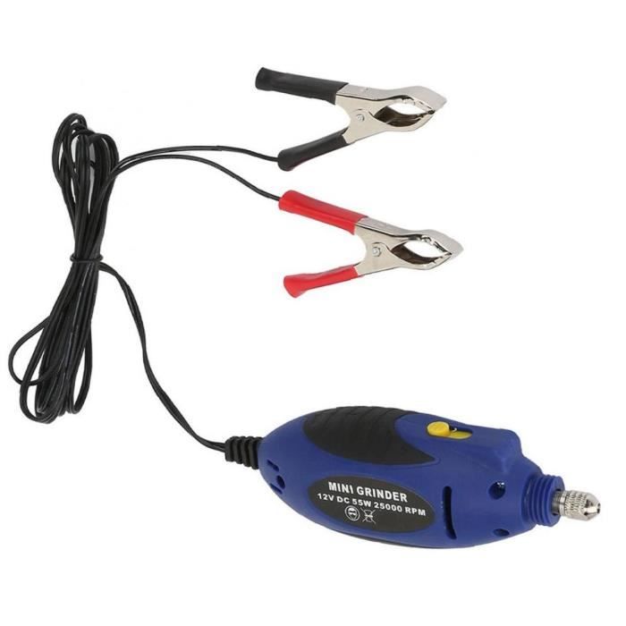 Trinuaw électrique Aiguiseur Mini Machine de broyage de chaîne DC 12V ...