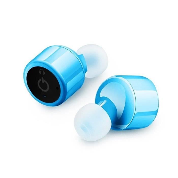 Casque Bluetooth, Mini-casques anti-bruit Invisible Bluetooth V4.2 ...