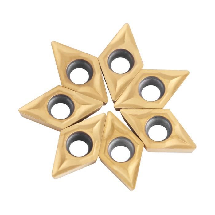 CNC Pointes Inserts Blade Cutter Lathe Lathe Turning Tool Avec boîte ...