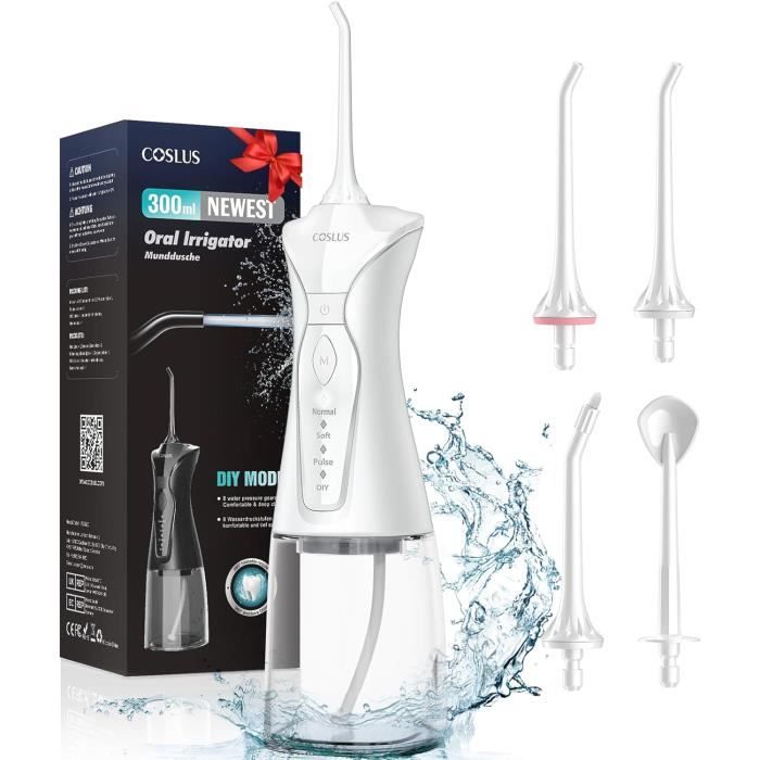 Jet Dentaire : 4 Modes Water Flosser Dentaire Durée De Vie De La ...