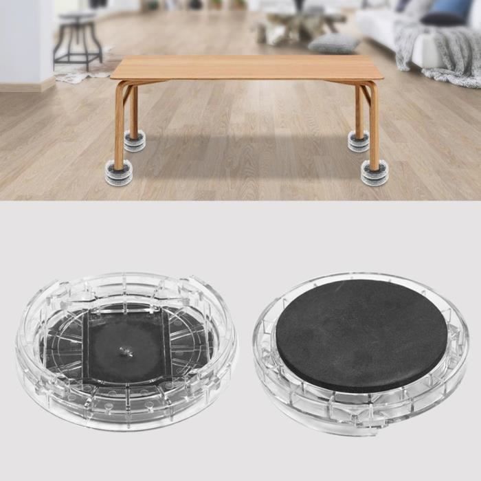 Sonew rehausseurs de table 8 pièces / ensemble en plastique multi-fente meubles jambe ...