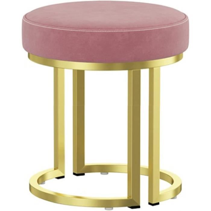 JHLP Tabouret de coiffeuse rond en velours - Tabouret de coiffeuse ...