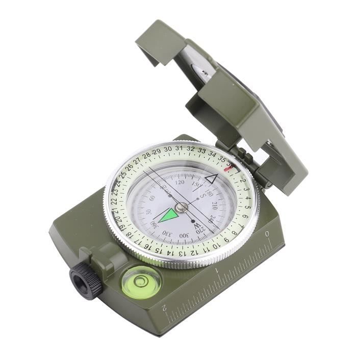 SURENHAP boussole militaire Camouflage de boussole imperméable Lensatic ...