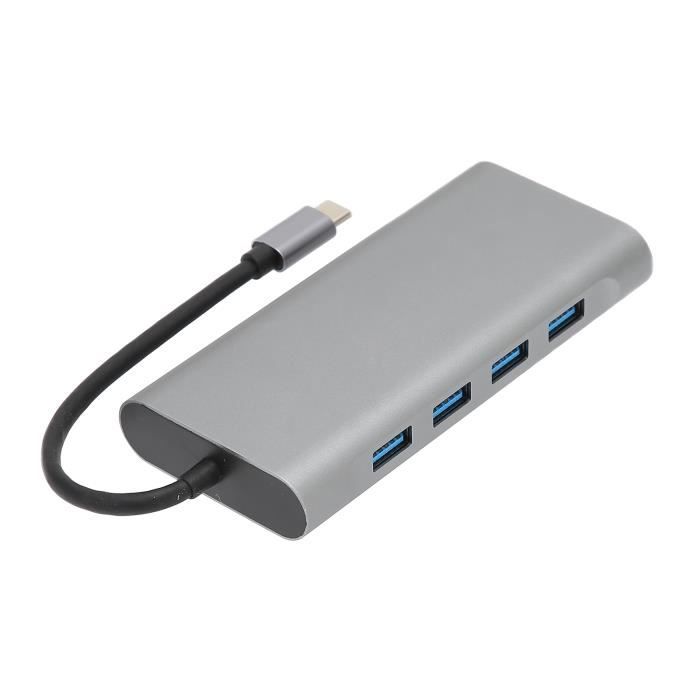 Tbest Station d'extension Dock d'extension Type C 11 en 1 Dock d ...