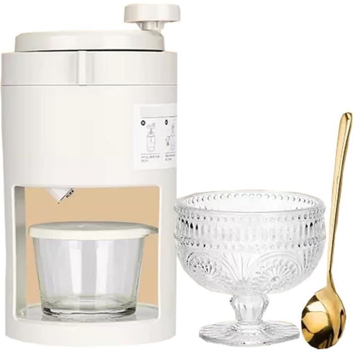 Jkghk Crushed Ice Maker Machine À Glace Manuelle En Acier Inoxydable ...