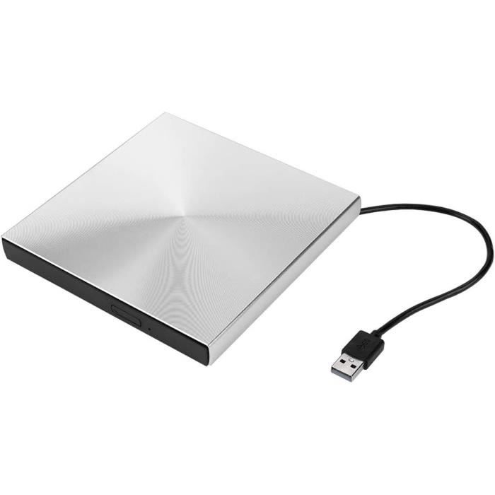 Lecteur Cd Dvd Externe, Usb3.0 5Gbps Portable Lecteur Lecteur Graveur ...