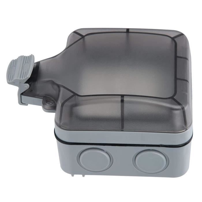 Prise Étanche, Prise Étanche 3 Trous Prise Murale Extérieure Prises ...