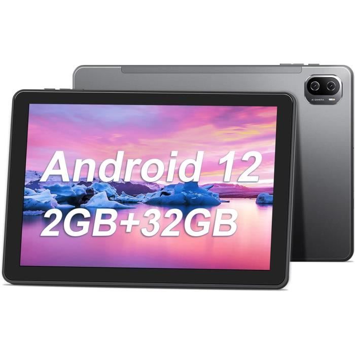 Tablette Tactile 10 Pouces Android 12, Tablette 10 Pouces, 2Go Ram 32Go ...