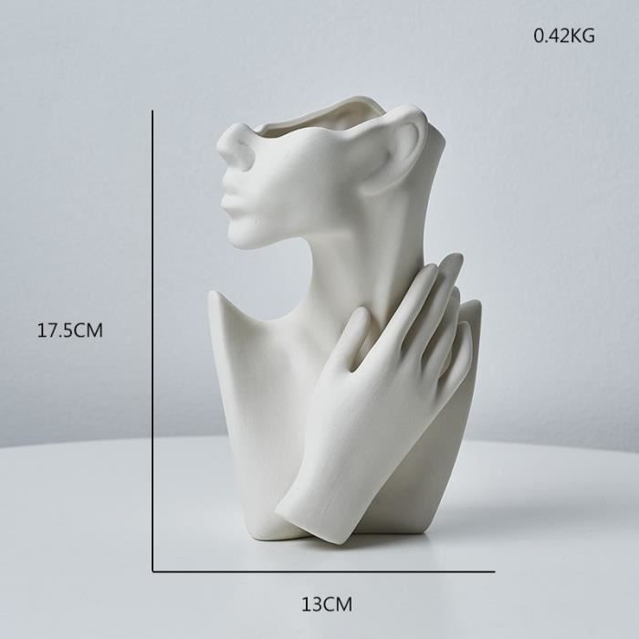 VASE,A Style Vase--Statue de Vase à fleurs, Figure abstraite, Pots de ...