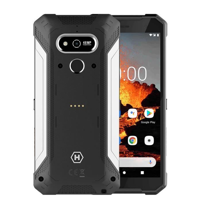 Smartphone HAMMER Explorer PRO 4G Étanche IP69 Caméra 48 Mpx Noir ...