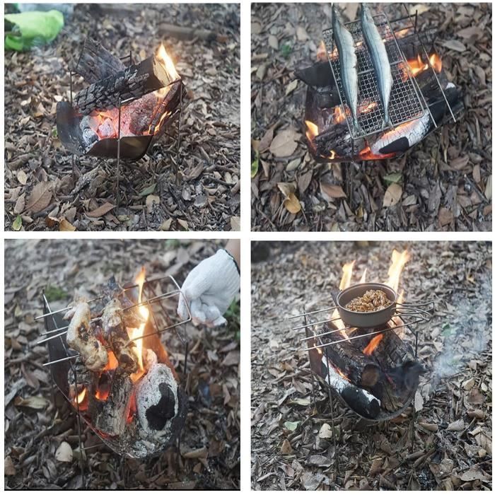 Bol à feu extérieur Braséro pour Le Jardin Braséros portable pliable en ...