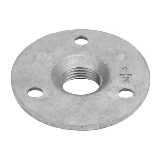 Cikonielf base de bride 10 pièces alliage/fonte 3 trous 65mm DN15 bride ...