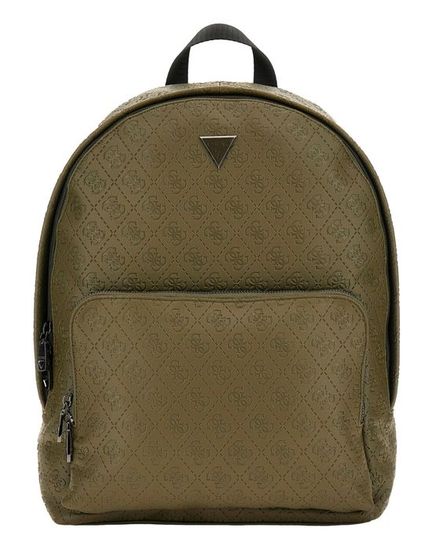 GUESS Sac à dos vert olive pour femme et homme Milano Compact Backpack ...