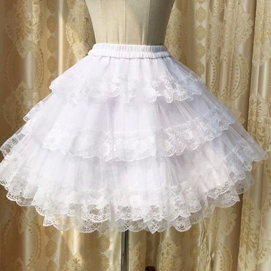 Short Jupon de tulle pour fête de mariage Noir Blanc - Cdiscount Prêt-à ...