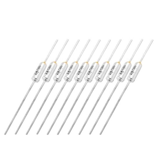 FUSIBLE sourcingmap® 10 pcs 250V 10A TF 135 Degré Celsius La température un fusible thermique ...