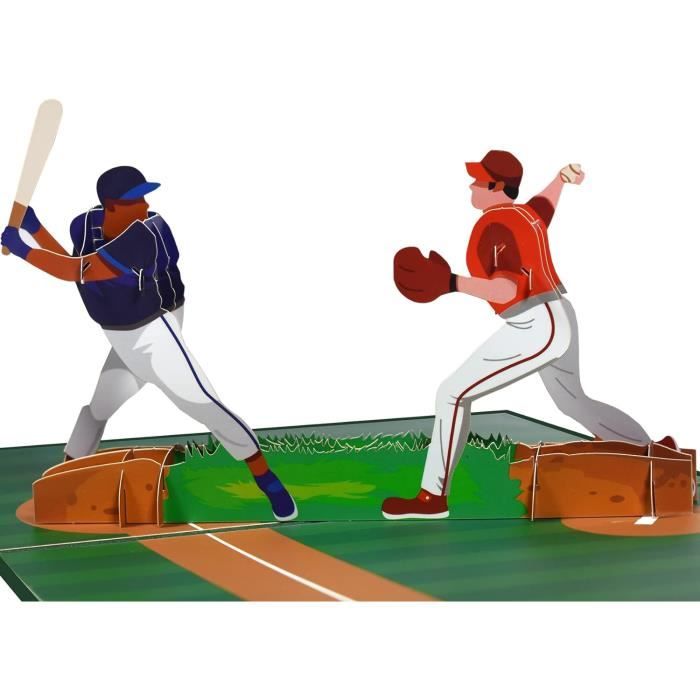 Carte de baseball pop up carte d'anniversaire pop up Carte pop up 3D ...