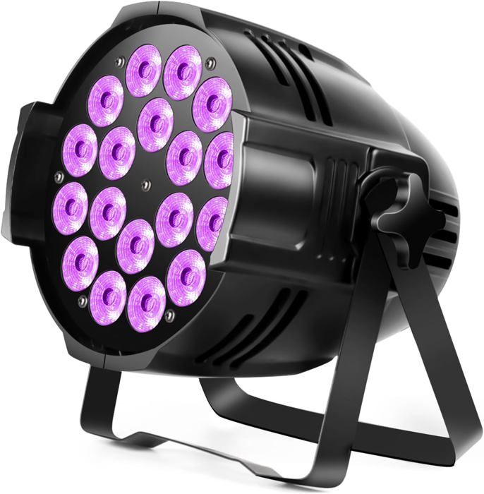 18 Led Par,200W Led Éclairage De Scène 4 En 1 Rgbw Par Projecteur ...