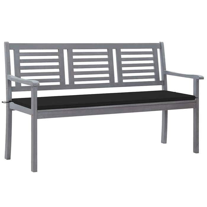 COZY Banc de patio/ Banc de jardin 3 places avec coussin - MVS - 150 cm ...