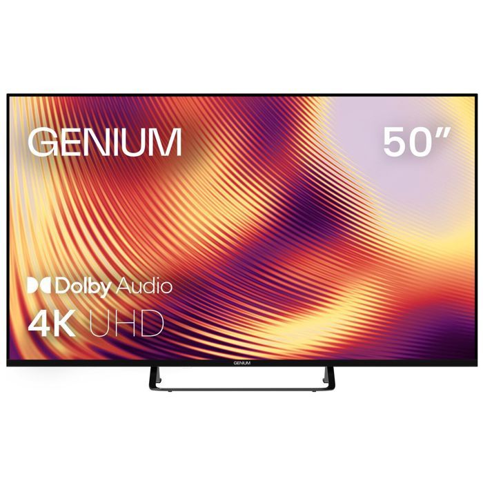 Téléviseur LED - Genium 50" - 4K Ultra HD - Smart TV - HDR - Wi-Fi ...